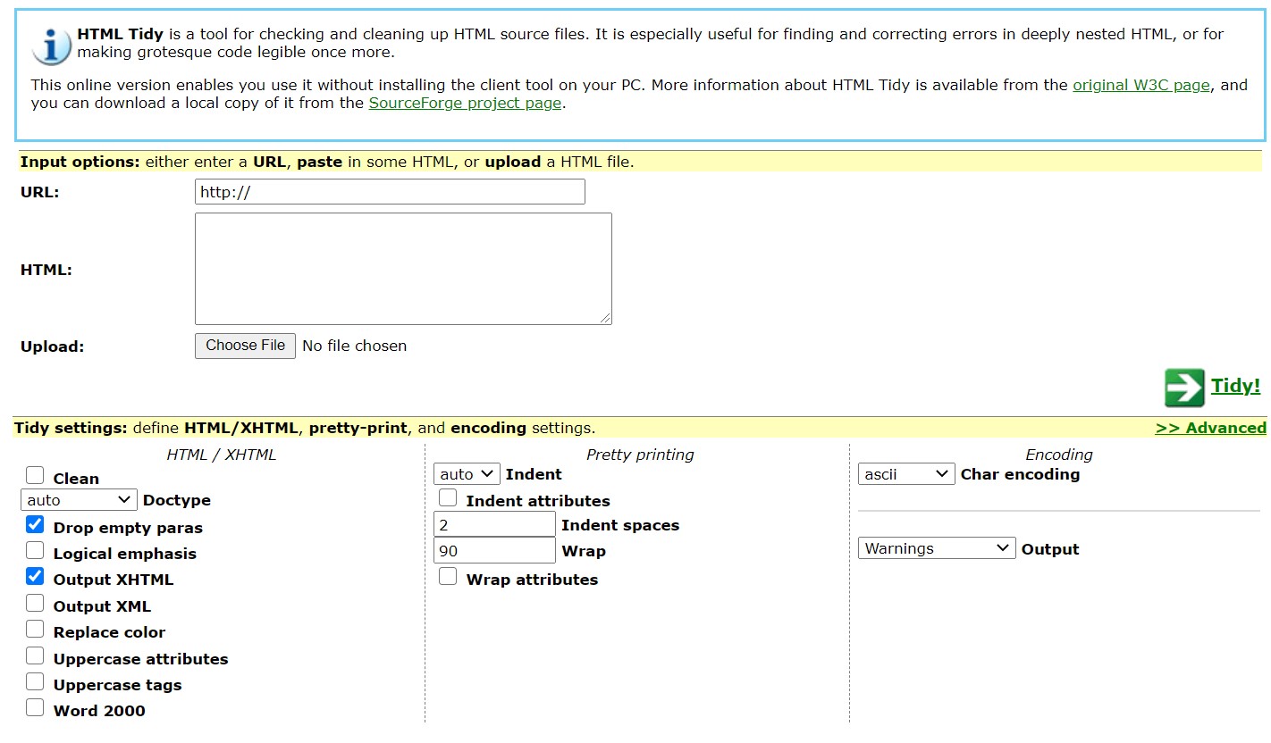 7 Free HTML Code Analyzers & Validators - SEO Administrator